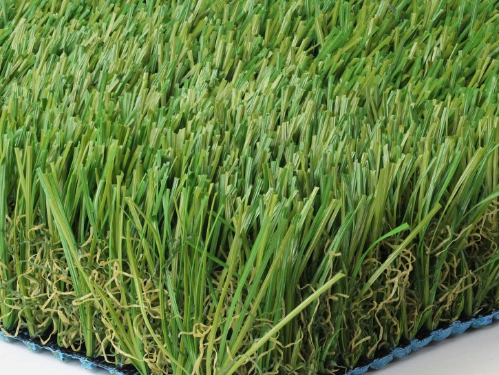 Cool Blue Hollow Olive Artificial Grass Synthetic Turf